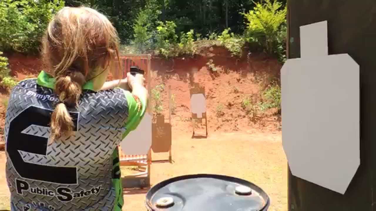 EMMY ROBINSON 6-21-14 HAWKEYE GUN CLUB USPSA - YouTube