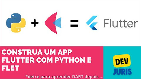 Apps Flutter com Flet Python - YouTube