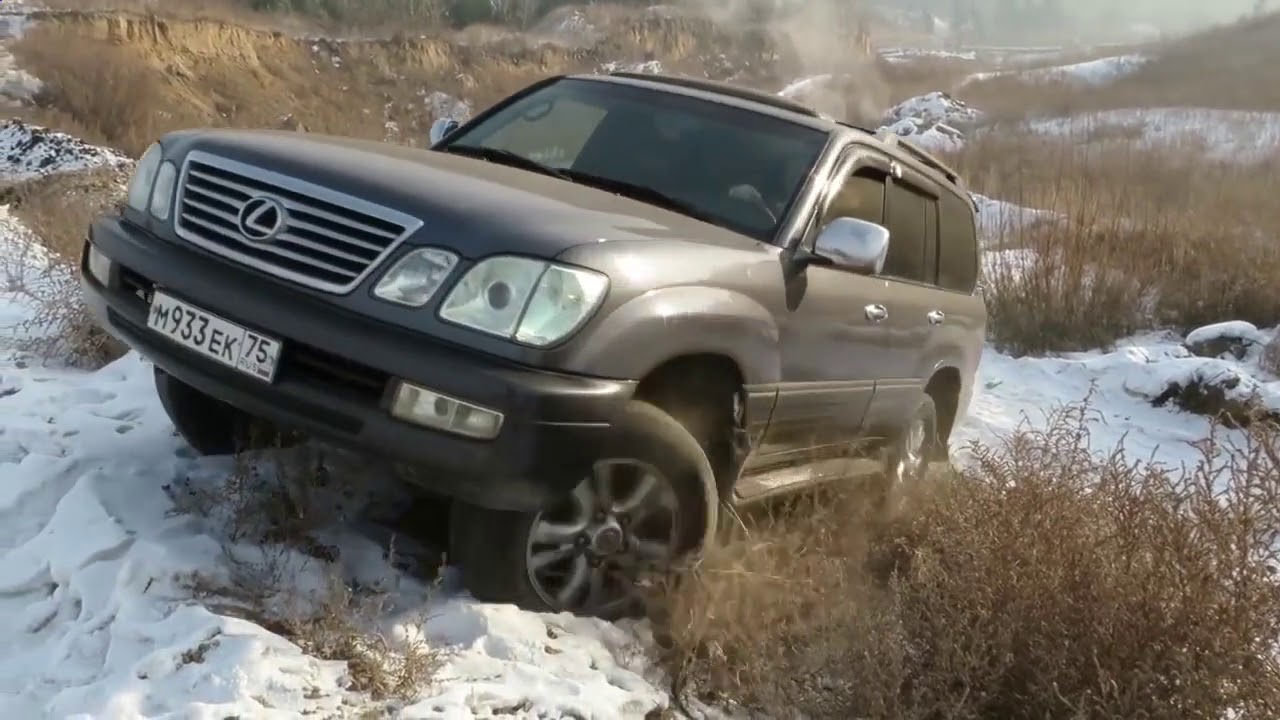 Lexus LX470 stock offroad - YouTube
