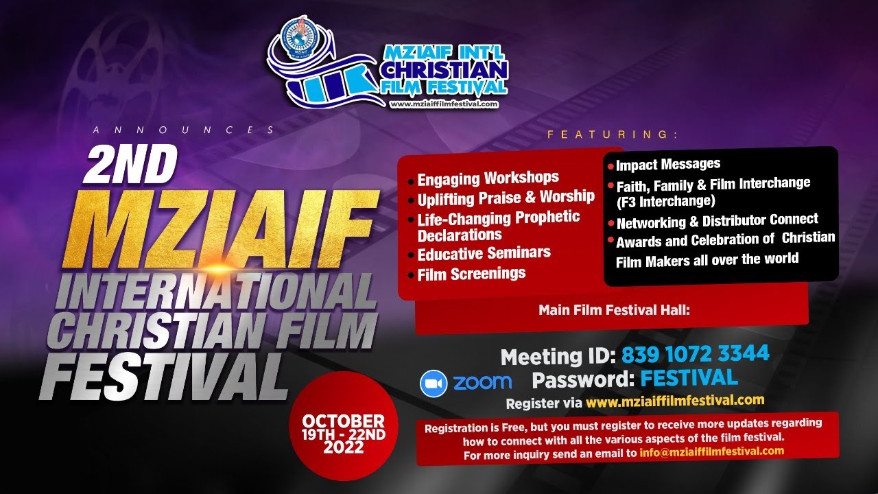 Announcing MZIAIF International Christian Film Festival 2022 - YouTube