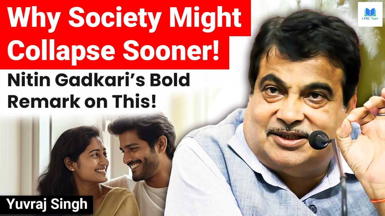 Nitin Gadkari's BIG Statement on Live-In Relationship | Impact on Social Structure? UPSC Neev ...