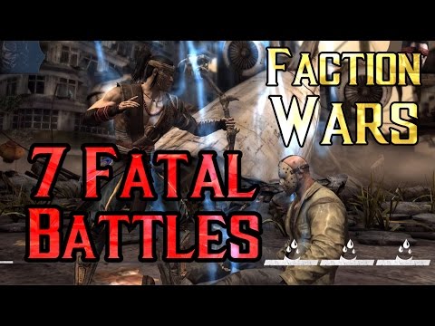 MKX JASON Faction Wars: 7 FATAL BATTLES Gameplay | Mortal Kombat mobile iOS/Android