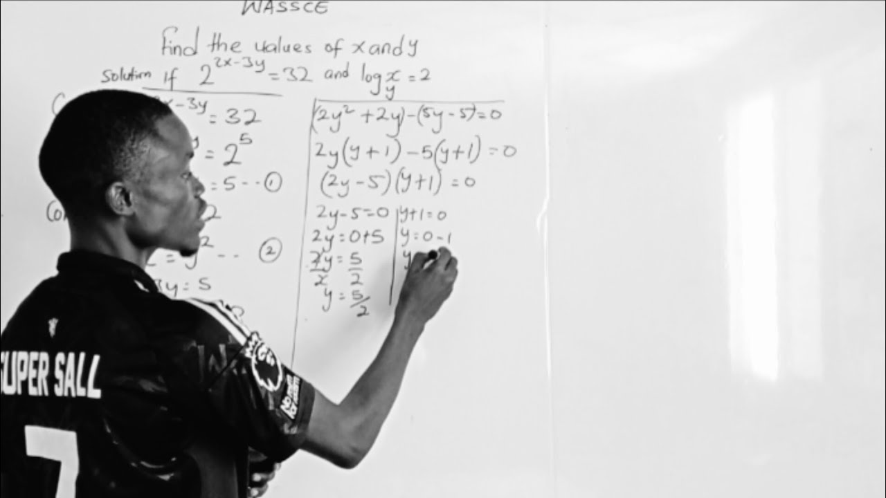 Simultaneous Equation|Exponential Equations - YouTube