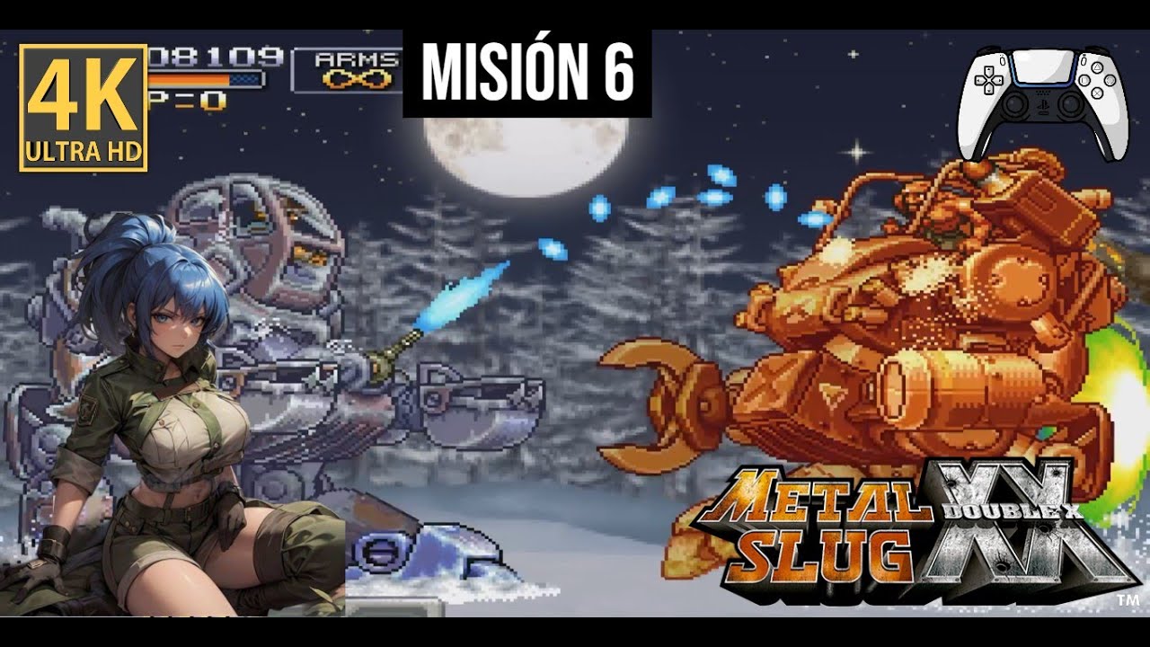 METAL SLUG XX / 4K / MISIÓN 6 / KOF LEONA / PLAYSTATION 5 - YouTube