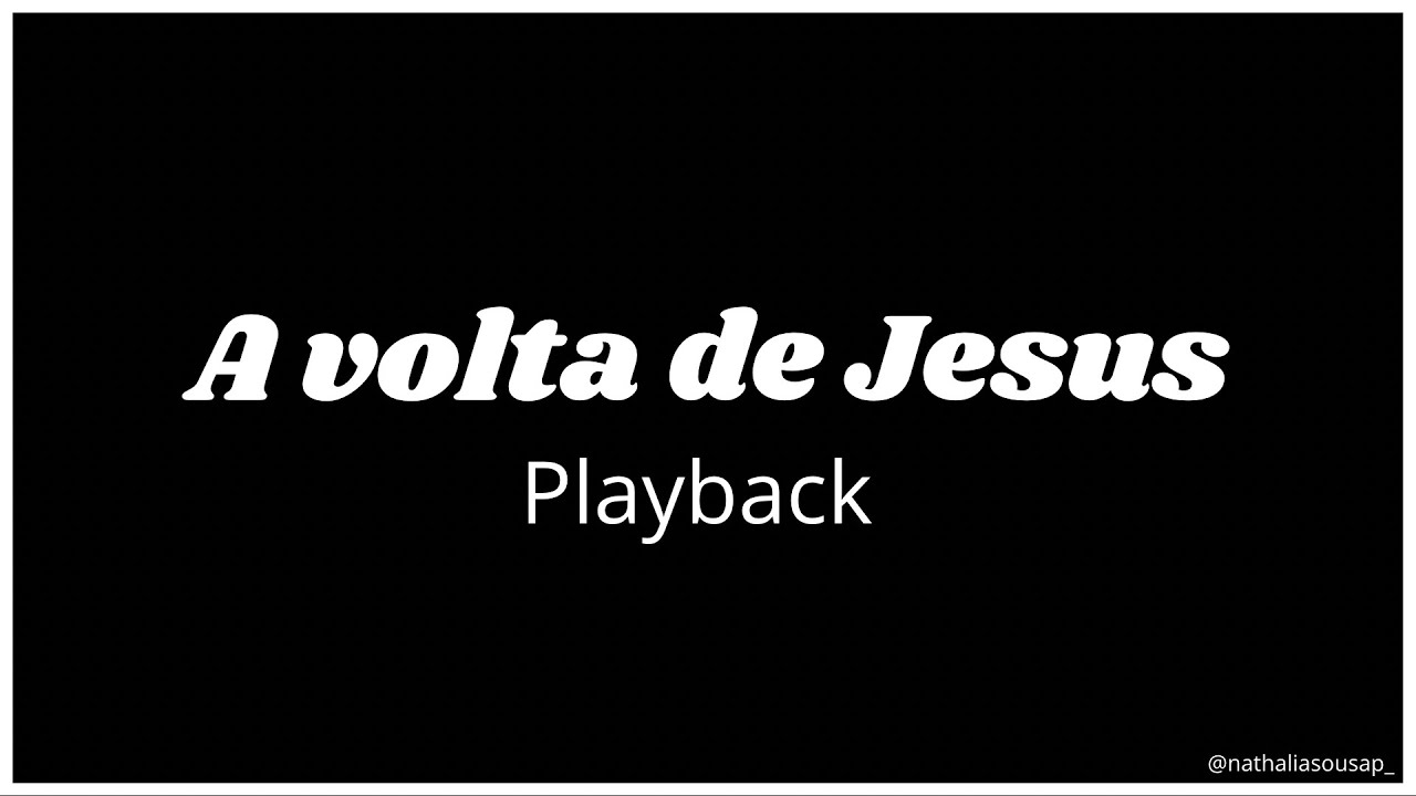 A volta de Jesus_Thanise Bittencourt (PLAYBACK) - YouTube