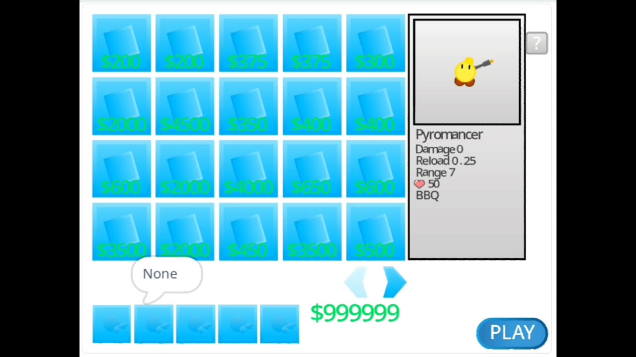 Tower Defense Simulator (Scratch edition) - Halloween Boss Testing ...