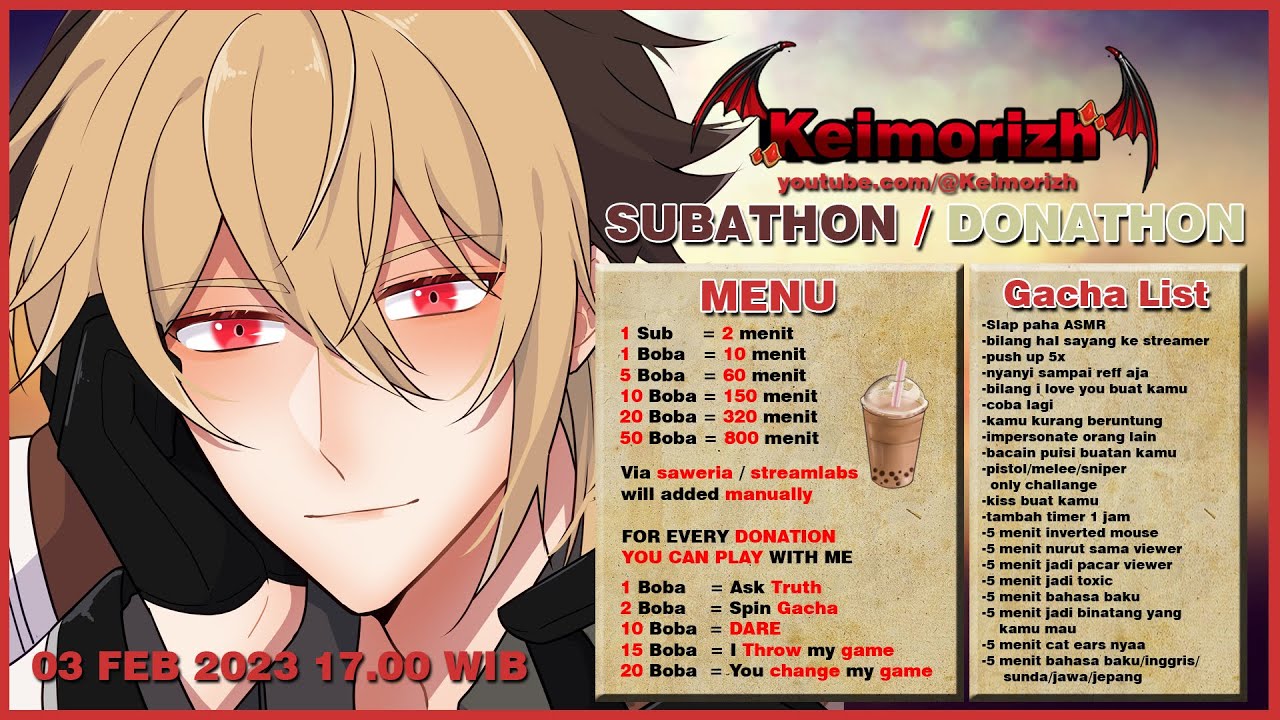 DONATHON 】DONATHON 2 CEK DESKRIPSI【 Keimorizh ~ Vtuber Indonesia ...