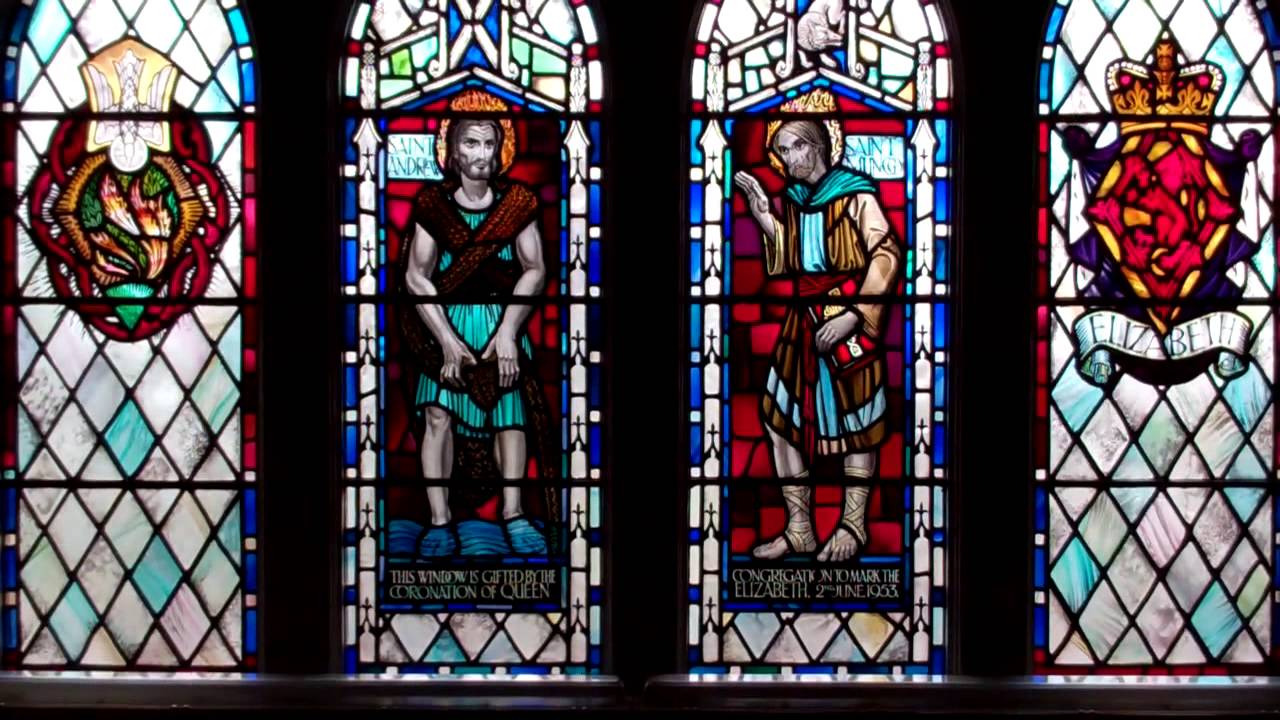 Coronation Stained Glass Window Parish Church Clackmannan Scotland ...
