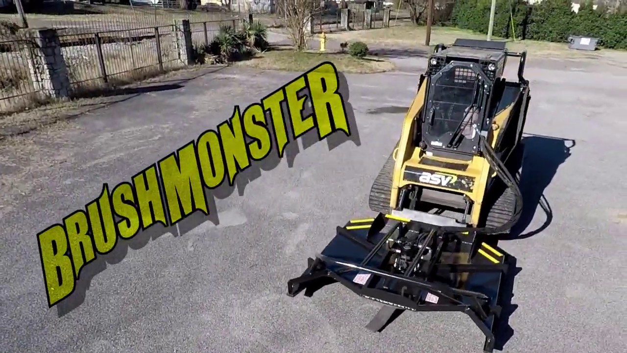 Brushmonster Industrial Beast cutter - YouTube