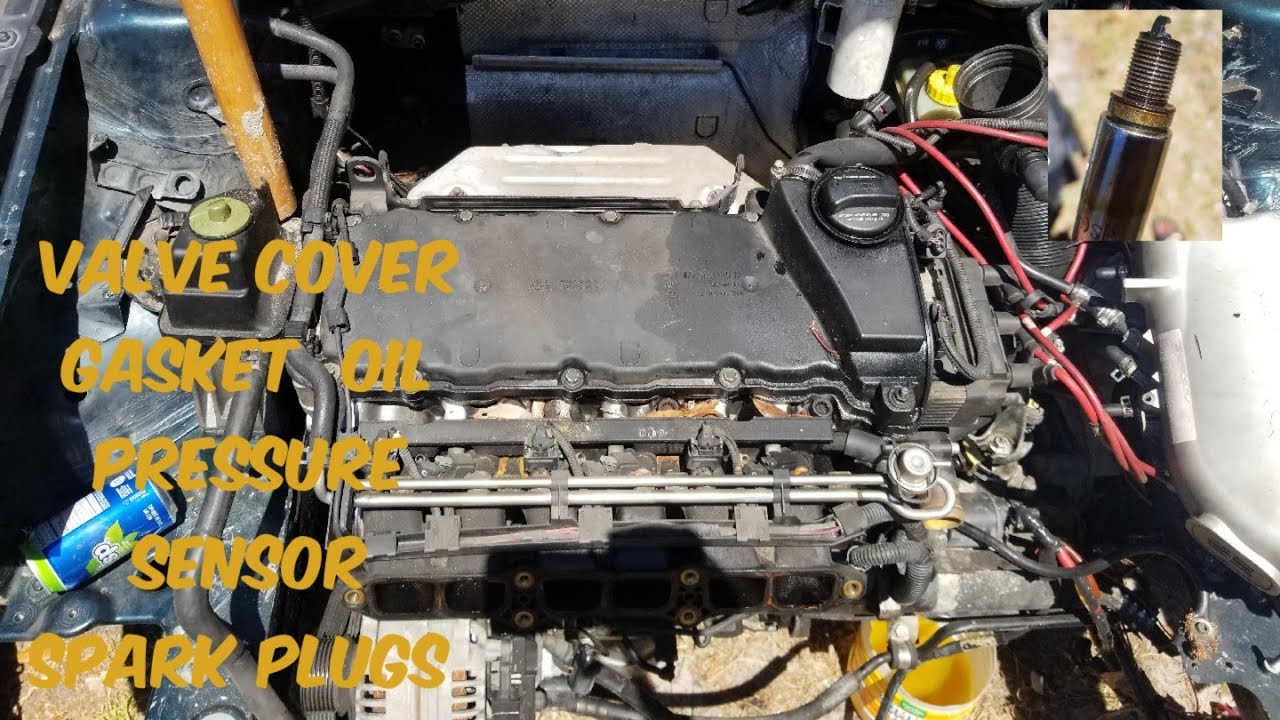It's always something | oil on spark plug valve cover gasket ...