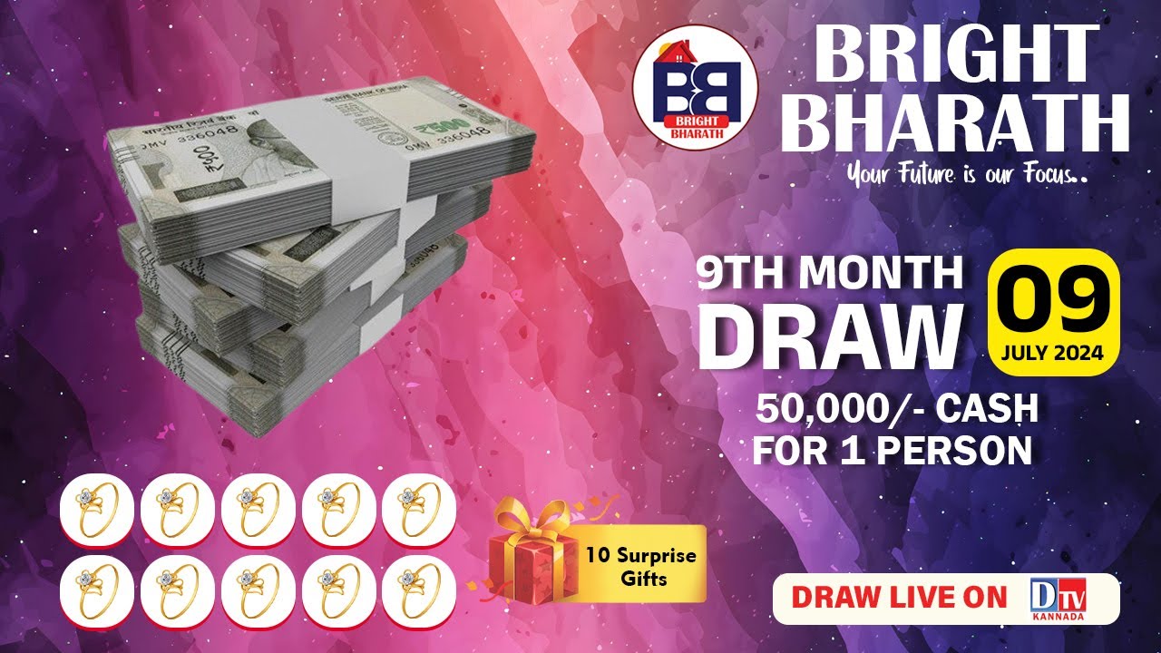 BRIGHT BHARATH 09th Month Draw - YouTube