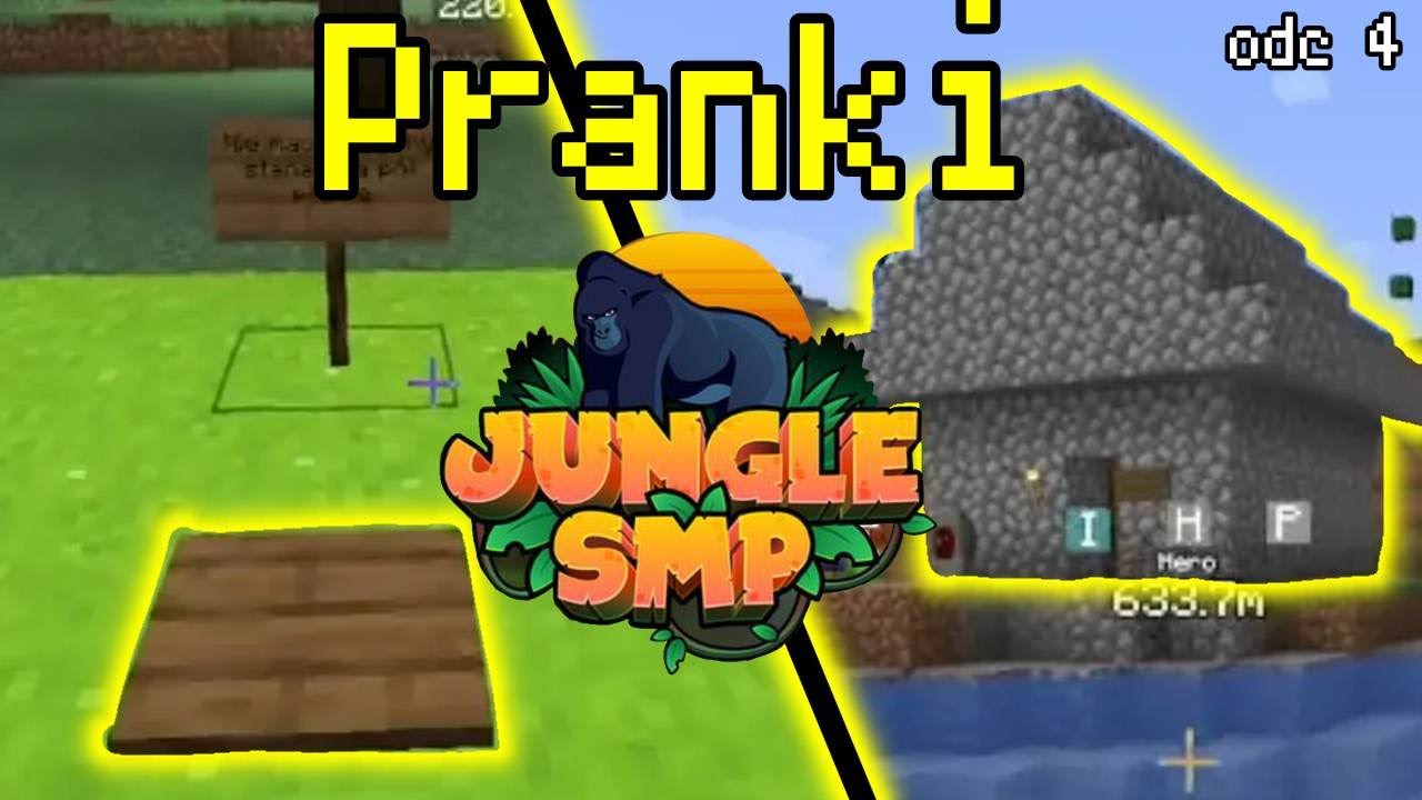 Najambitniejsze PRANKI w moim życiu - Jungle SMP - odc 4 - YouTube