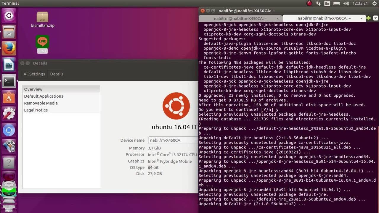 Linux Ubuntu 16.04 [xenial xerus] - install openjdk8 - YouTube