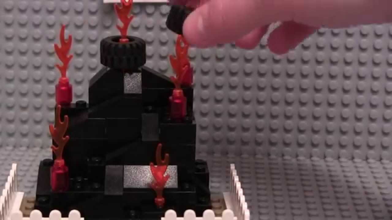 Lego The Simpsons Tire Fire MOC - YouTube