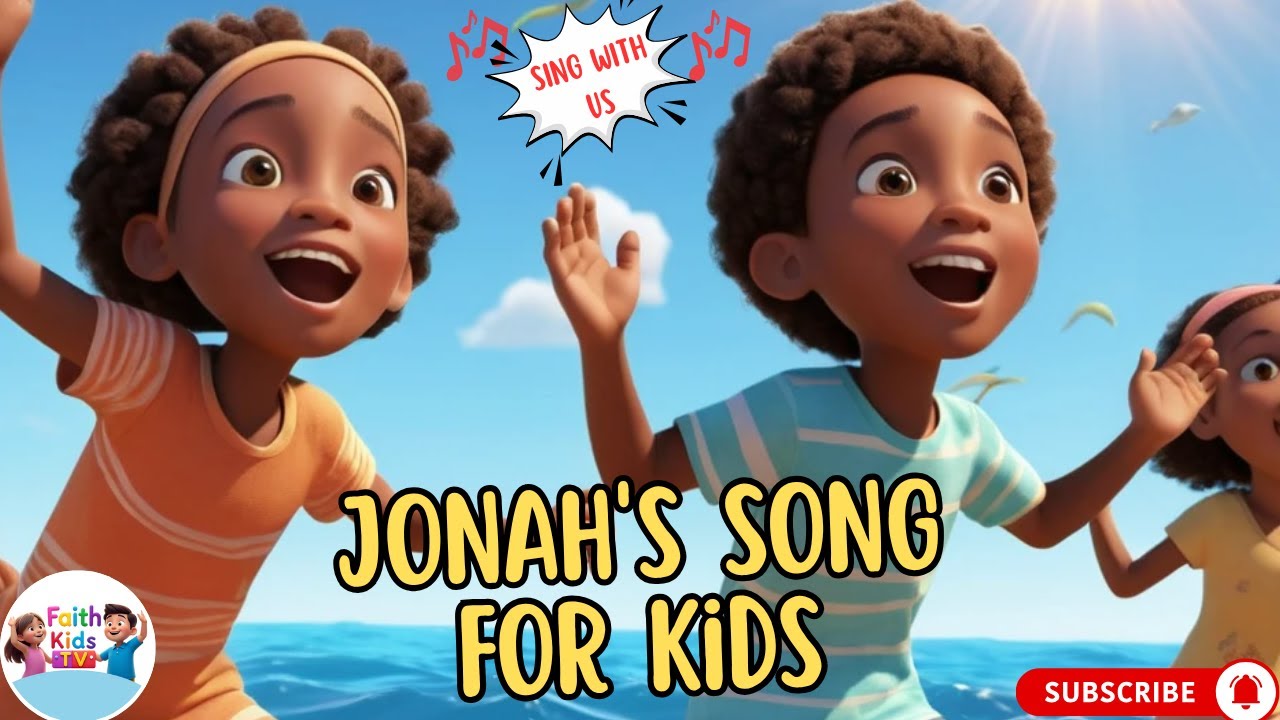 Jonah’s Song for Kids 🦈 | Kids Bible Stories & Nursery Rhymes 🎶 | Obey ...