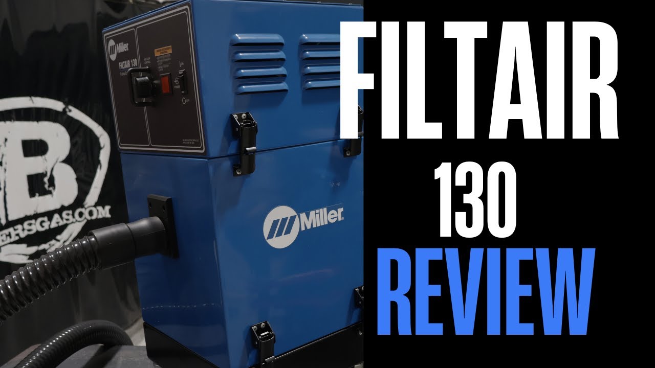 Miller Fume Extractor Review FiltAir 130 - YouTube