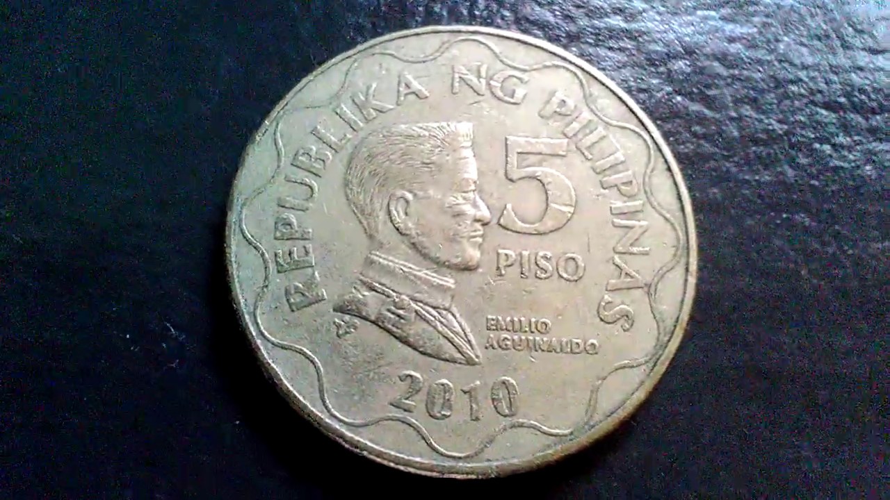 PRESYO ng 2010 5 PISO Emilio Aguinaldo Philippine coins - YouTube