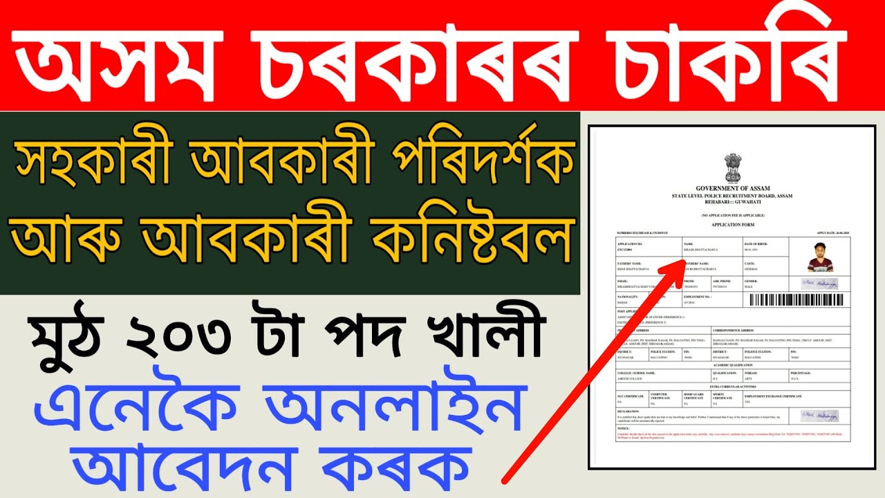 How to Apply For Assistant Inspector Of Excise & Constable Posts Online ...