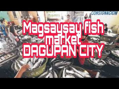 Magsaysay fish market DAGUPAN sariwa ang mga isda at seafood ...