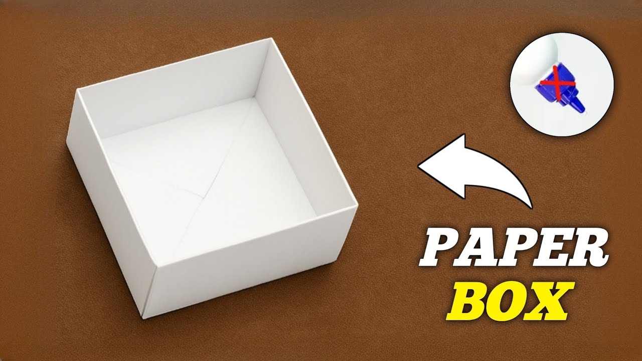How To Make a PAPER BOX 📦. Without Glue. CRAFT IDEAS 💡. - YouTube