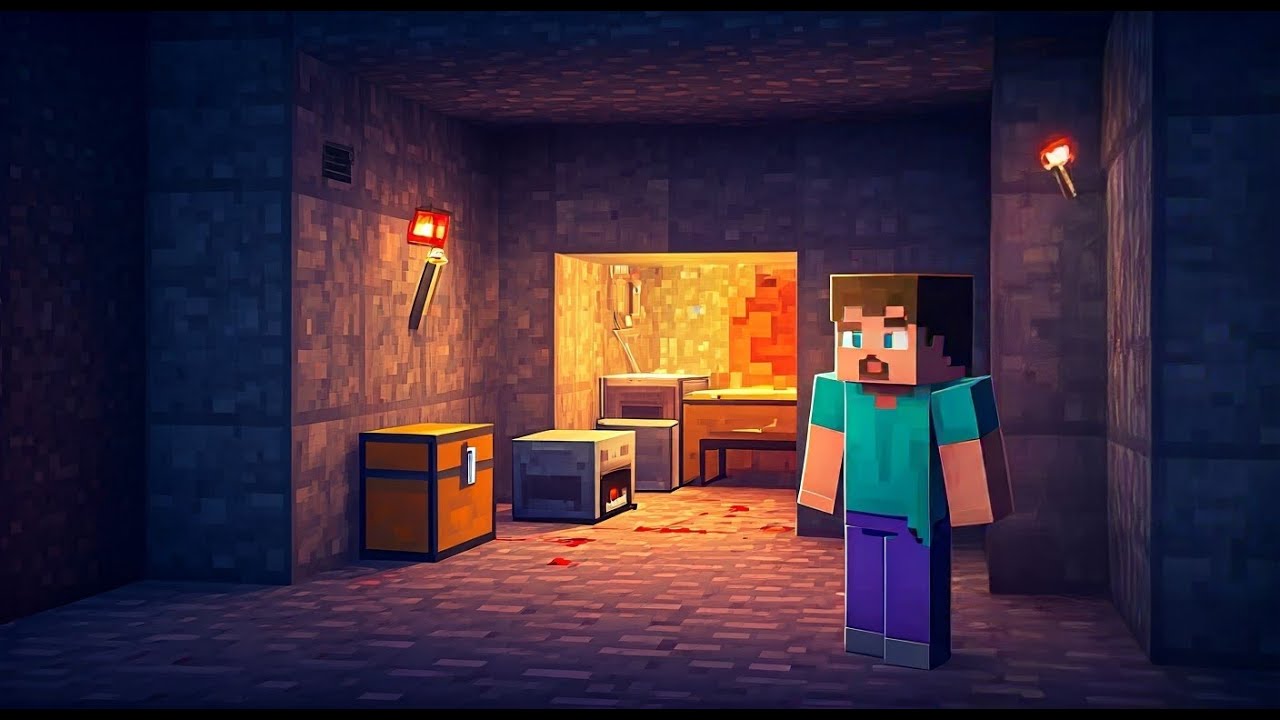 The Easiest Underground Starter Base in Minecraft (For Beginners) - YouTube