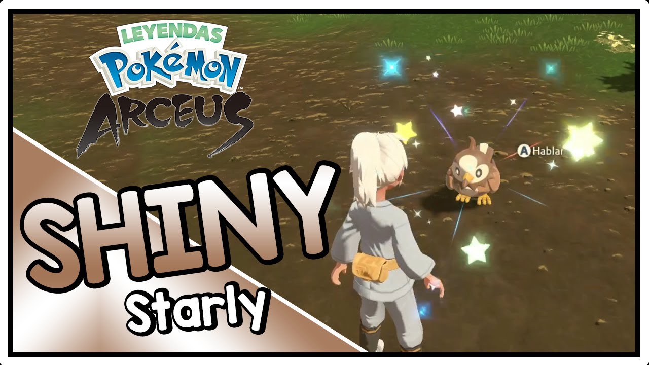 STARLY SHINY POKEMON LEYENDAS ARCEUS - YouTube