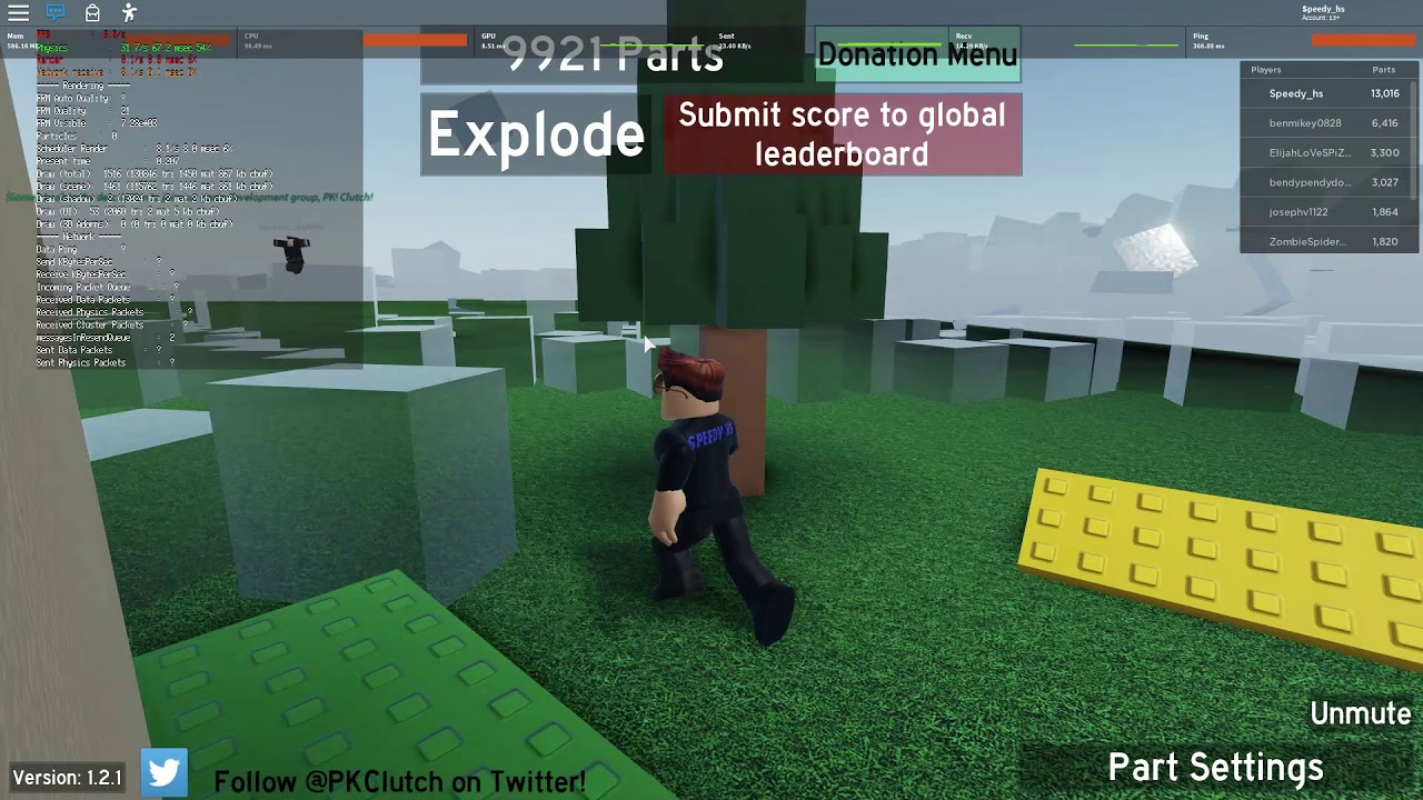 ROBLOX Lag testing with my friend - YouTube