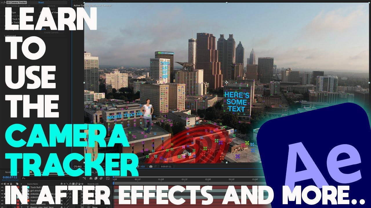Learn to use the Camera Tracker in After Effect and more.. - YouTube