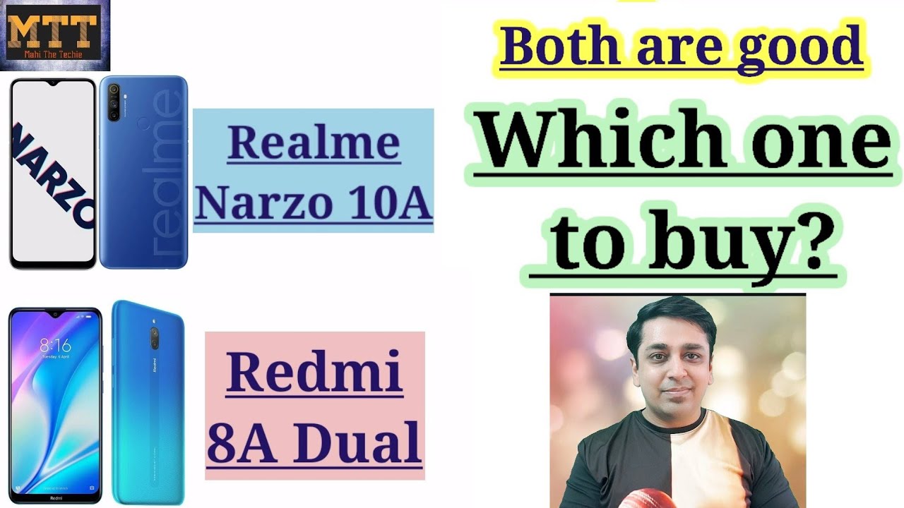 Realme Narzo 10A Vs. Redmi 8A Dual. Full Comparison. - YouTube