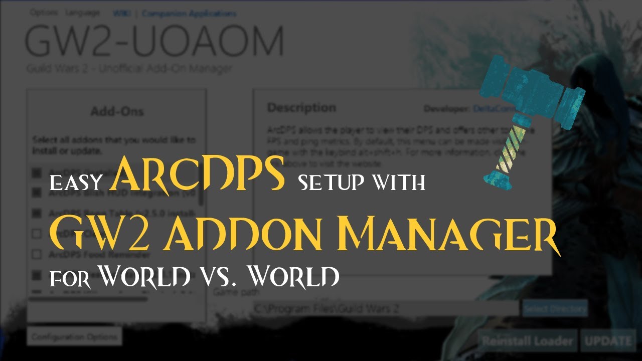 Install and setup your addons for WvW using Addon Manager - Guild Wars2 ...