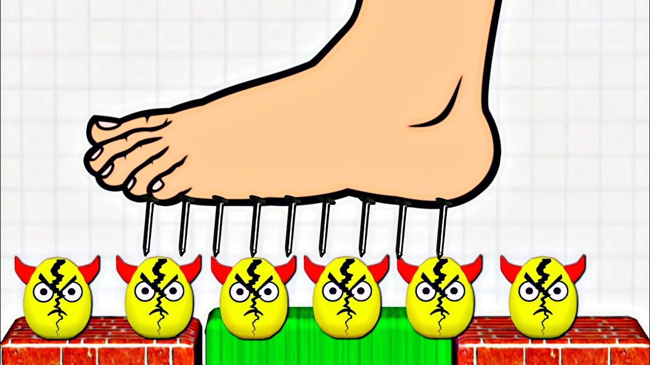 Hide Ball Logic puzzle Game / Draw To Smash Game / Level 9999 - 10000 ...
