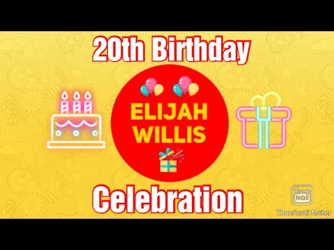 Elijah Willis' 20th Birthday Celebration - YouTube