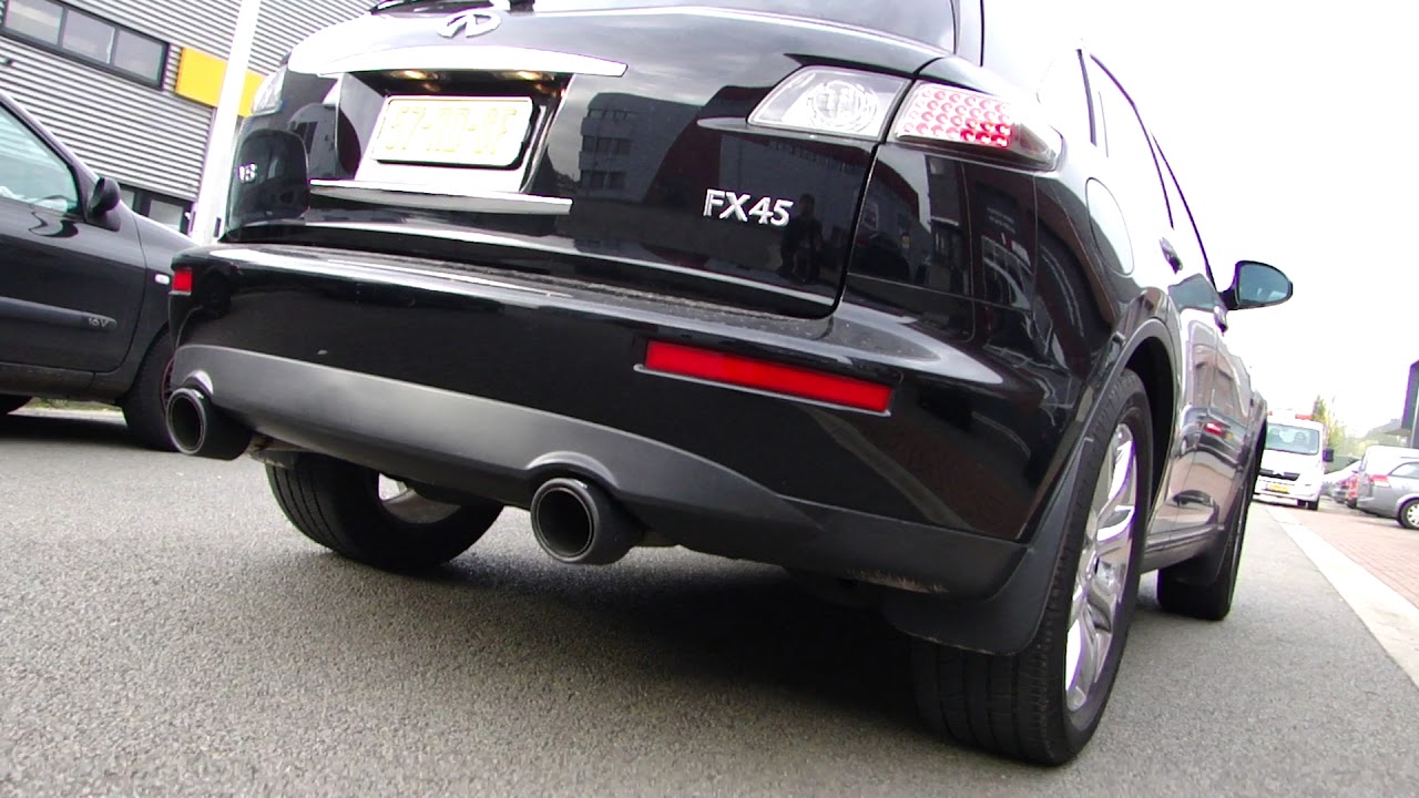 INFINITY FX45 CARBON EXHAUST SOUND SYSTEM SPORTUITLAAT UITLAAT by www ...
