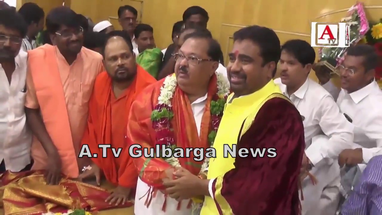 Mayor Gulbarga Sharan kumar Modi & Dy Mayor Gulbarga Putli begum took ...