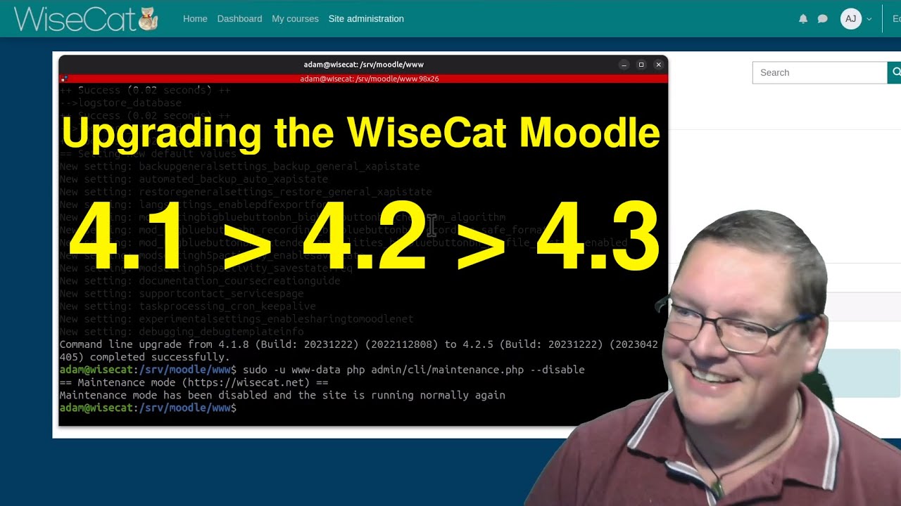 Updating wisecat.net (getting my own house in order) - YouTube
