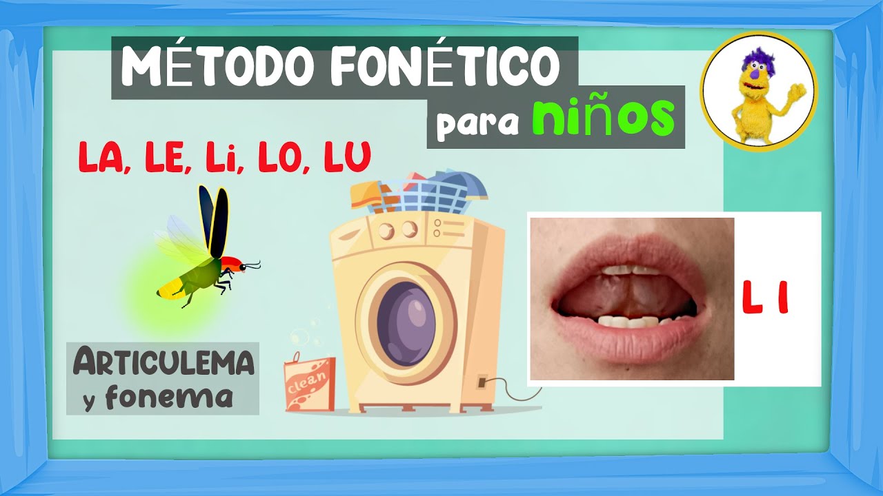 La consonante 𝗟 | 𝗟𝗮, 𝗟𝗲, 𝗟𝗶, 𝗟𝗼, 𝗟𝘂 | Método fónico para niños - YouTube