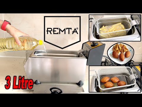 Remta 3 lt Elektrikli Fritöz - Remta R 90 Elektrikli Fritöz 3 Litrelik - Sanayi Tipi Fritöz