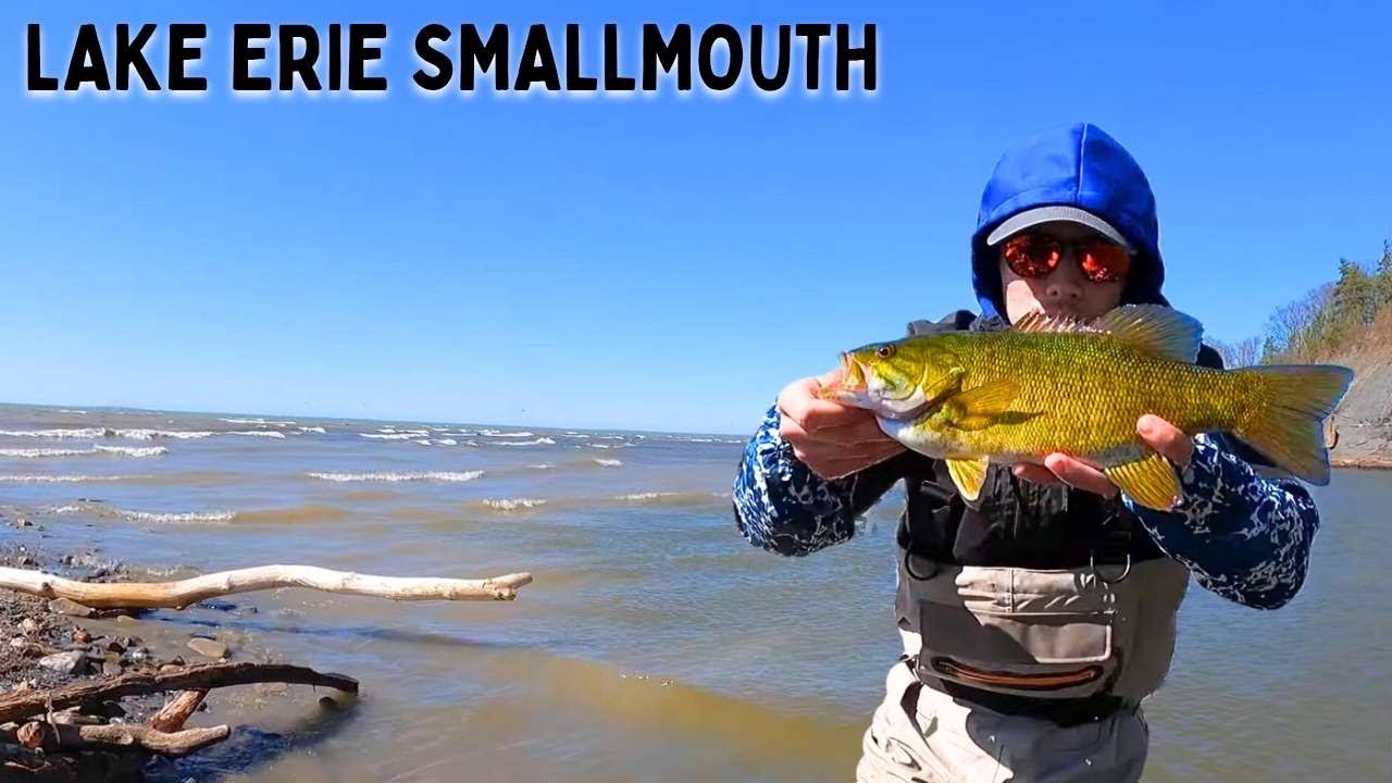 Lake Erie Pre-Spawn Smallmouth Bass Fishing - YouTube