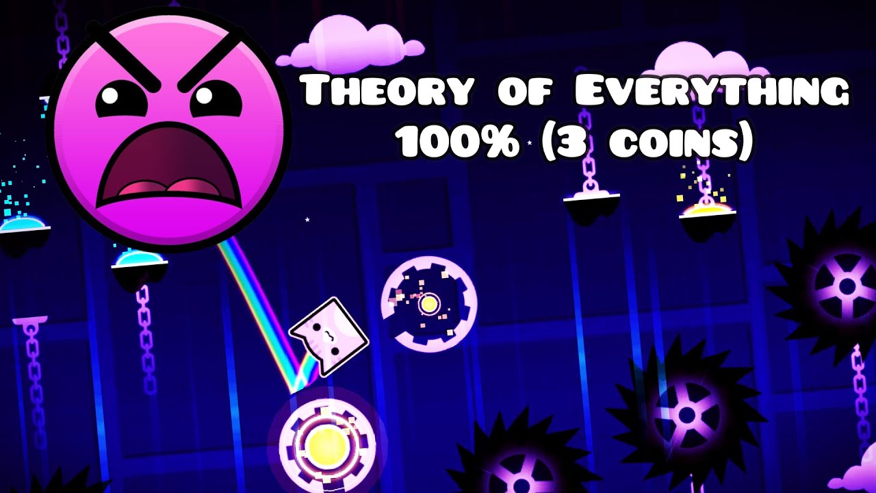 Theory of Everything 100% (Insane) | 3 coins | Geometry Dash - YouTube