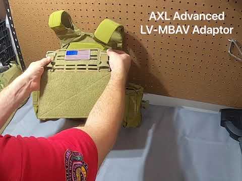 AXL Advanced Placard Adaptor for Crye LV-MBAV and LV-RBAV - YouTube