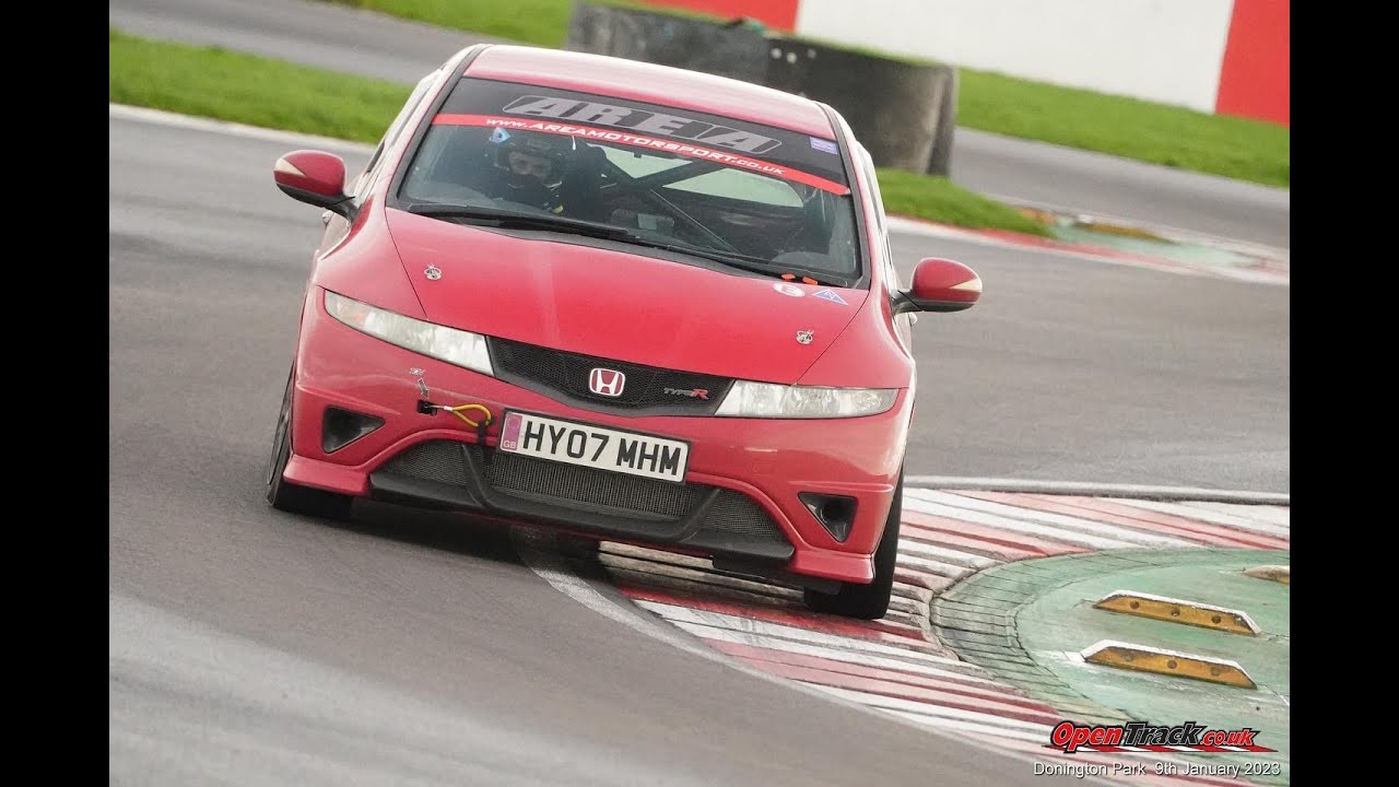Honda Civic FN2 Endurance spec donington park gp layout - YouTube