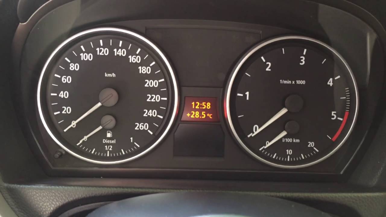 Bmw start engine - YouTube