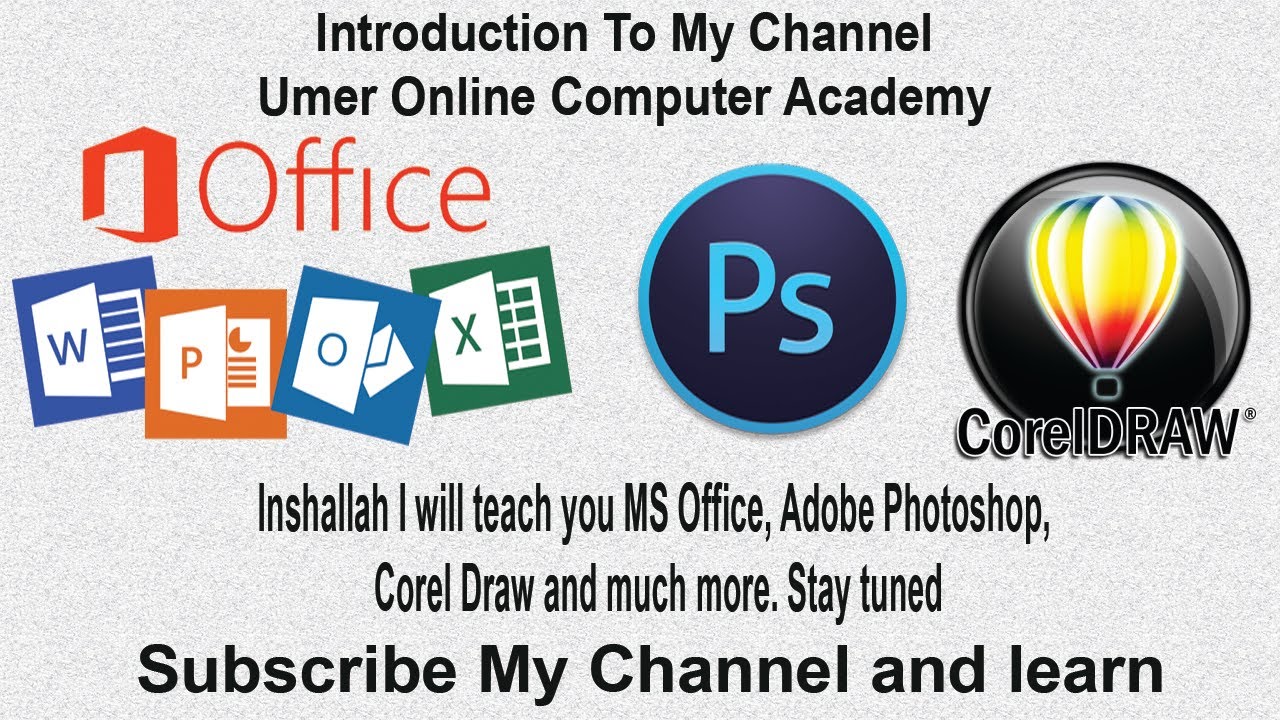 Introduction to my channel | Umer Online Computer Academy - YouTube