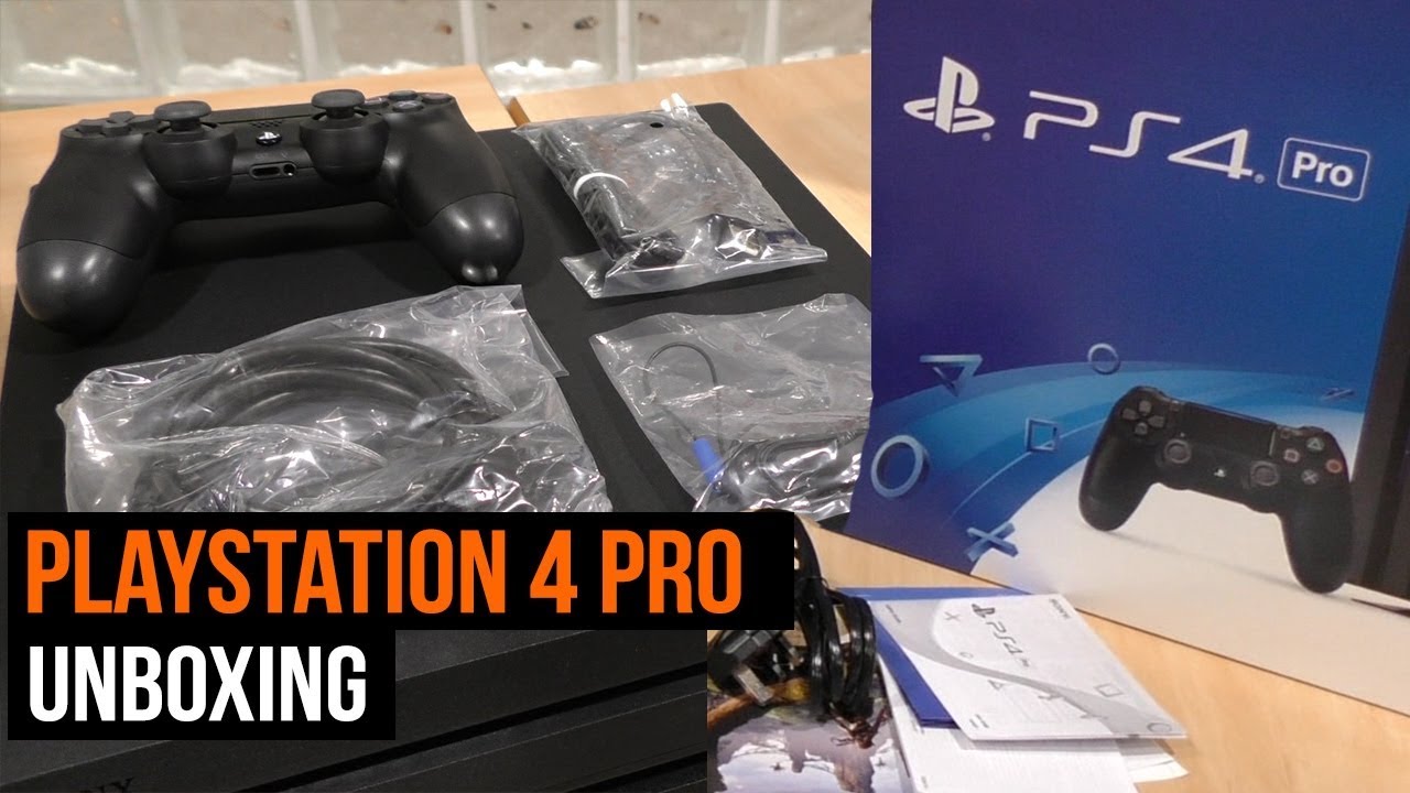 PS4 Pro unboxing and setup!!! - YouTube