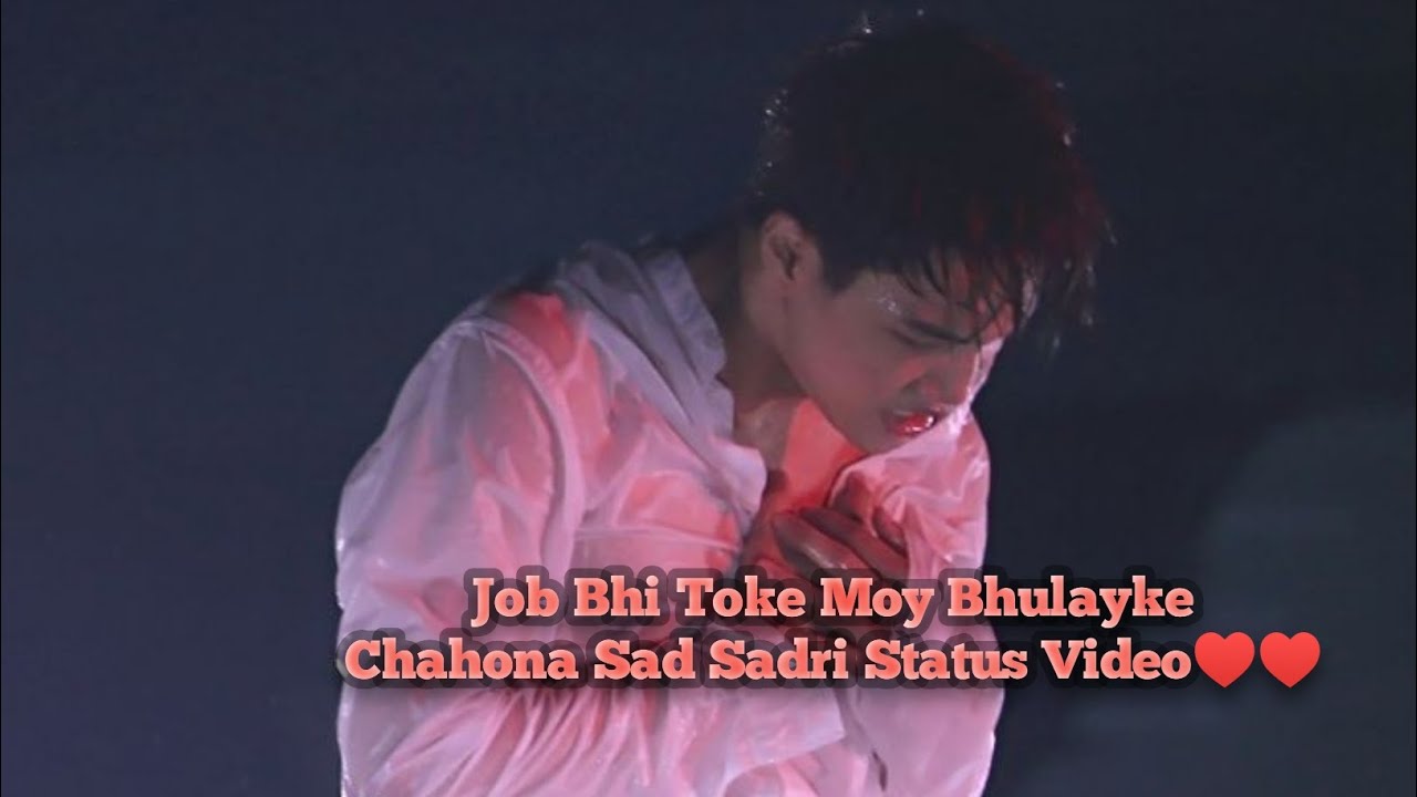 Job Bhi Toke Moy Bhulayke Chahona ||Sad Sadri Status Video ♥️♥️ ...
