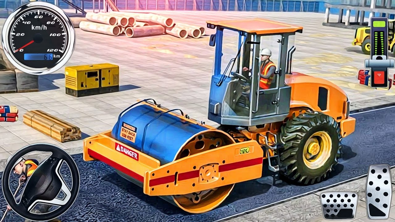 City Road Construction Builder Simulator - Construction Highway Road ...