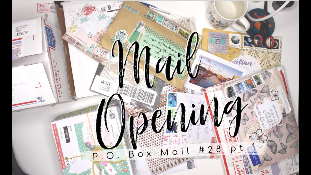 Opening Your Mail: P.O. Box Mail #28.1! - YouTube
