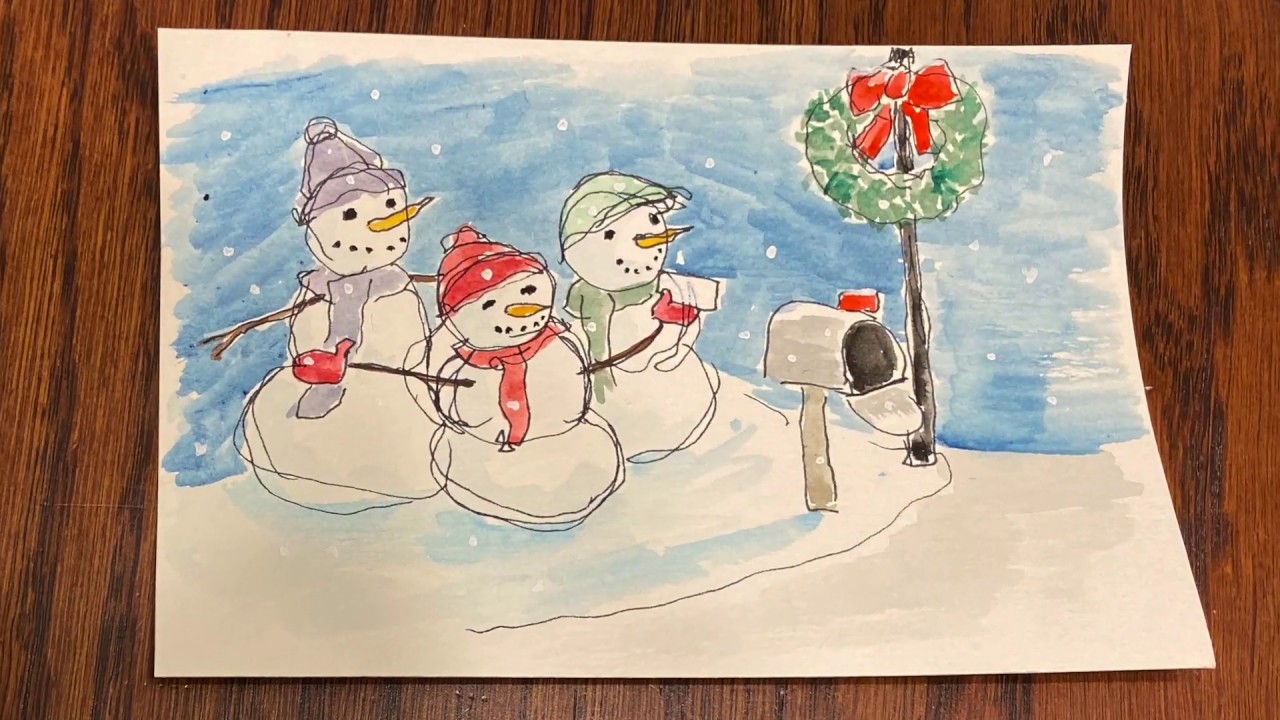 I Draw Some Christmassy Scenes With My Left Hand YouTube i-draw-some-christmassy-scenes-with-my-left-hand-youtube