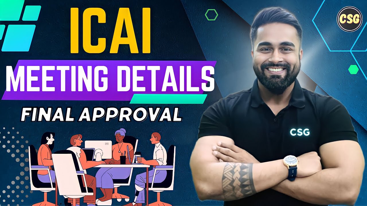 ICAI NEW COURSE I Council Meeting I Is it Applicable ? #icai # ...