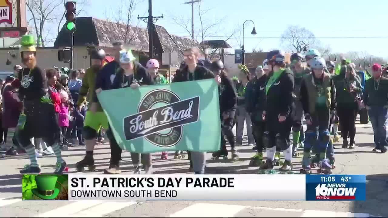 South Bend celebrates St. Patrick’s Day with annual parade - YouTube